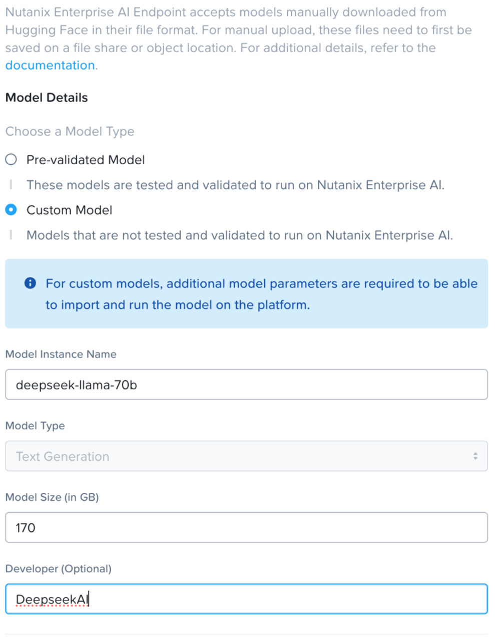 Reasoning models on Nutanix Enterprise AI | Nutanix / tech center