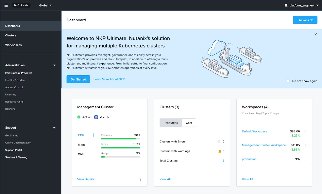 Nutanix Kubernetes Platform Nutanix Kubernetes Platform